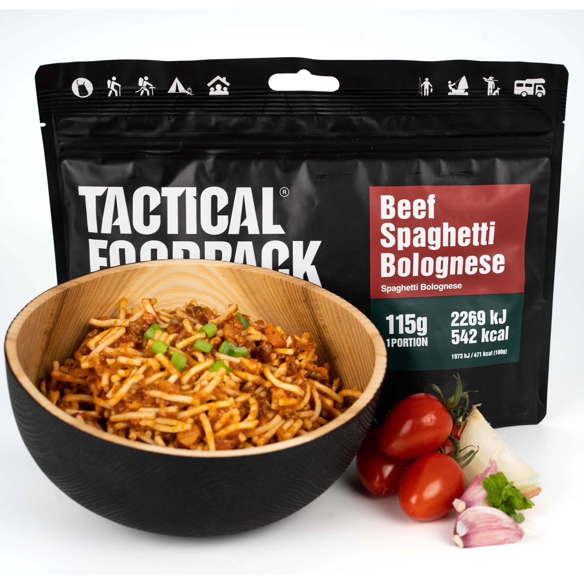 Tactical Foodpack | Beef Spaghetti Bolognese 115g - Spaghetti alla bol