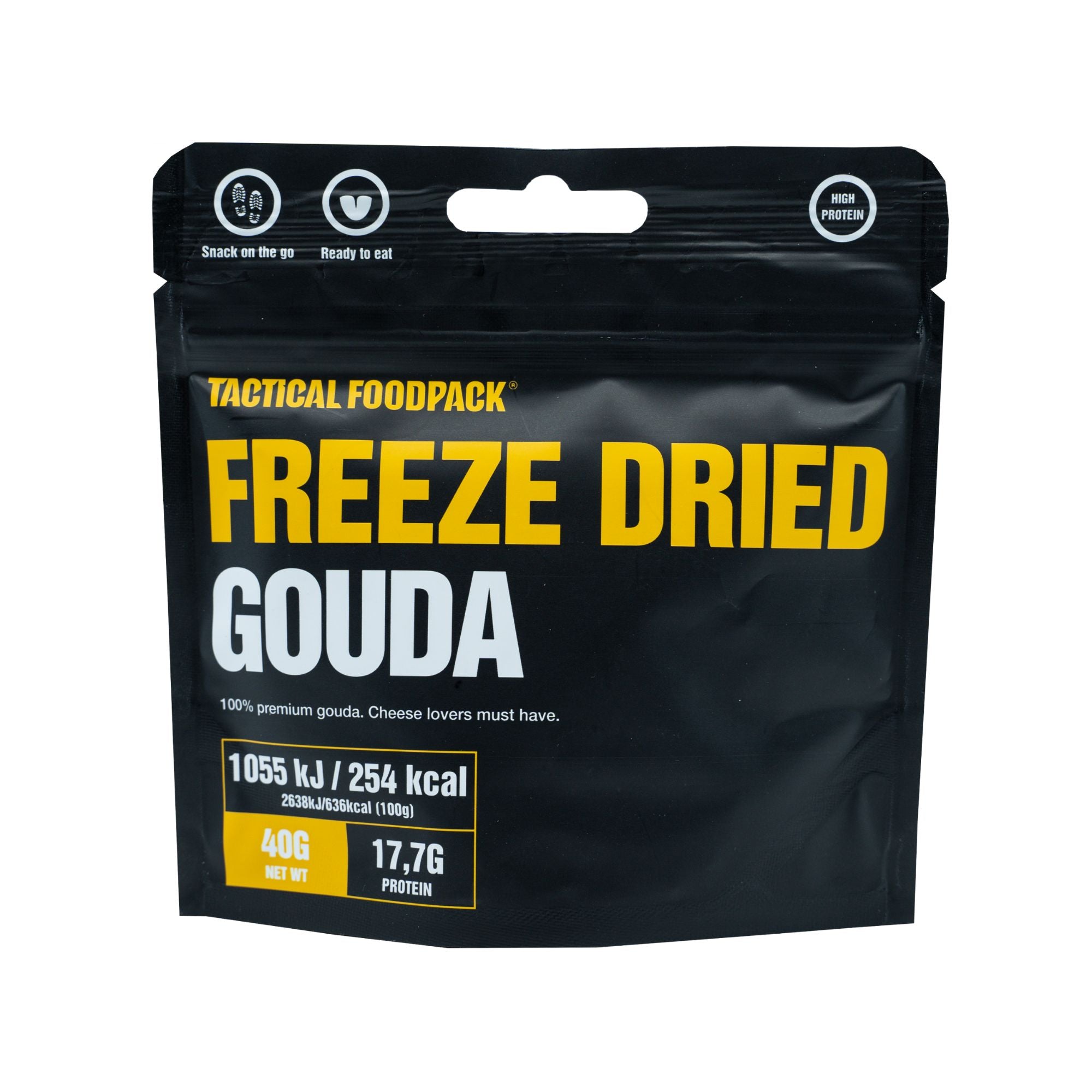 Tactical Foodpack | Freeze-Dried Gouda Snacks 40g - Gouda cheese snack