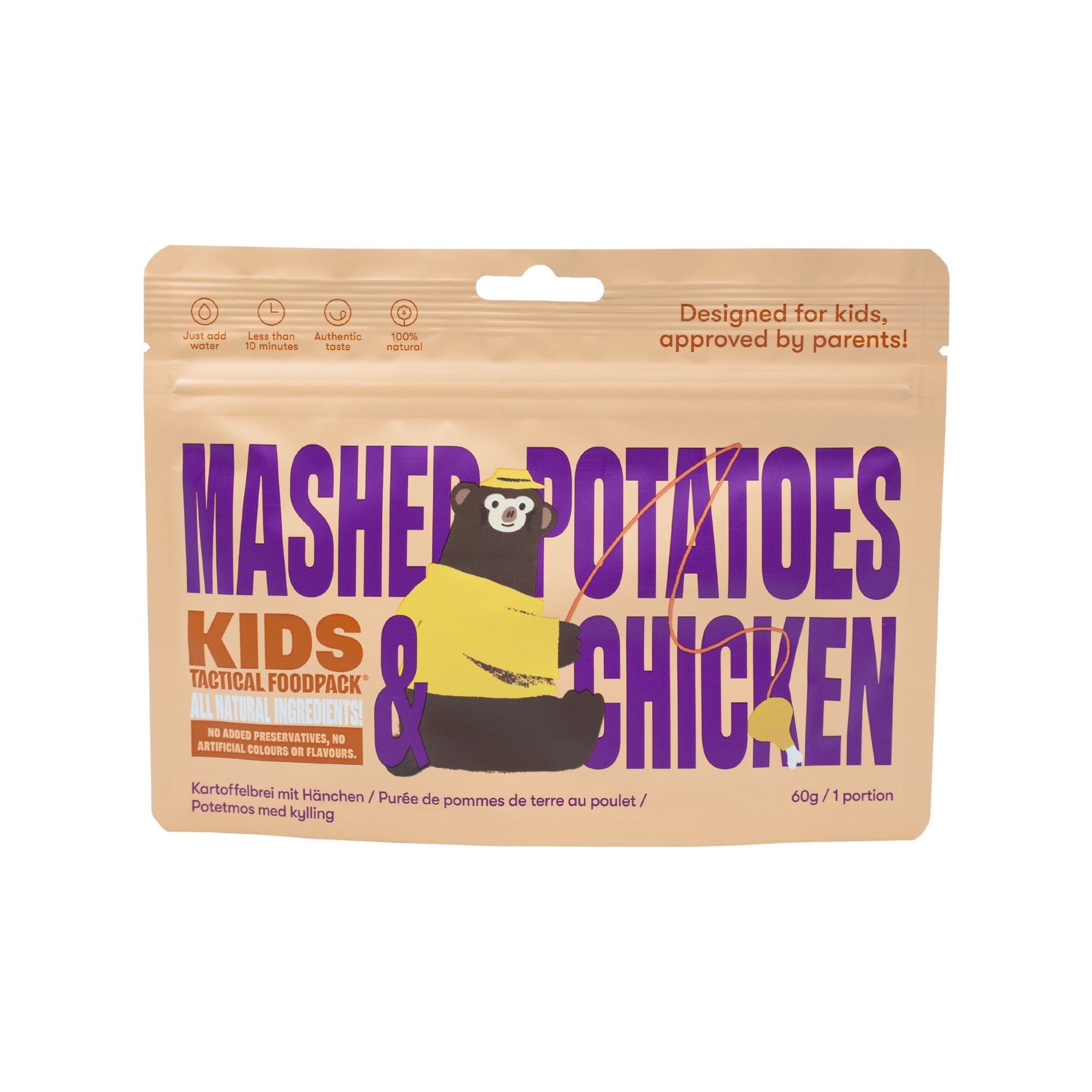 Tactical Foodpack | KIDS Mashed Potatoes and Chicken - Purè di patate e ...