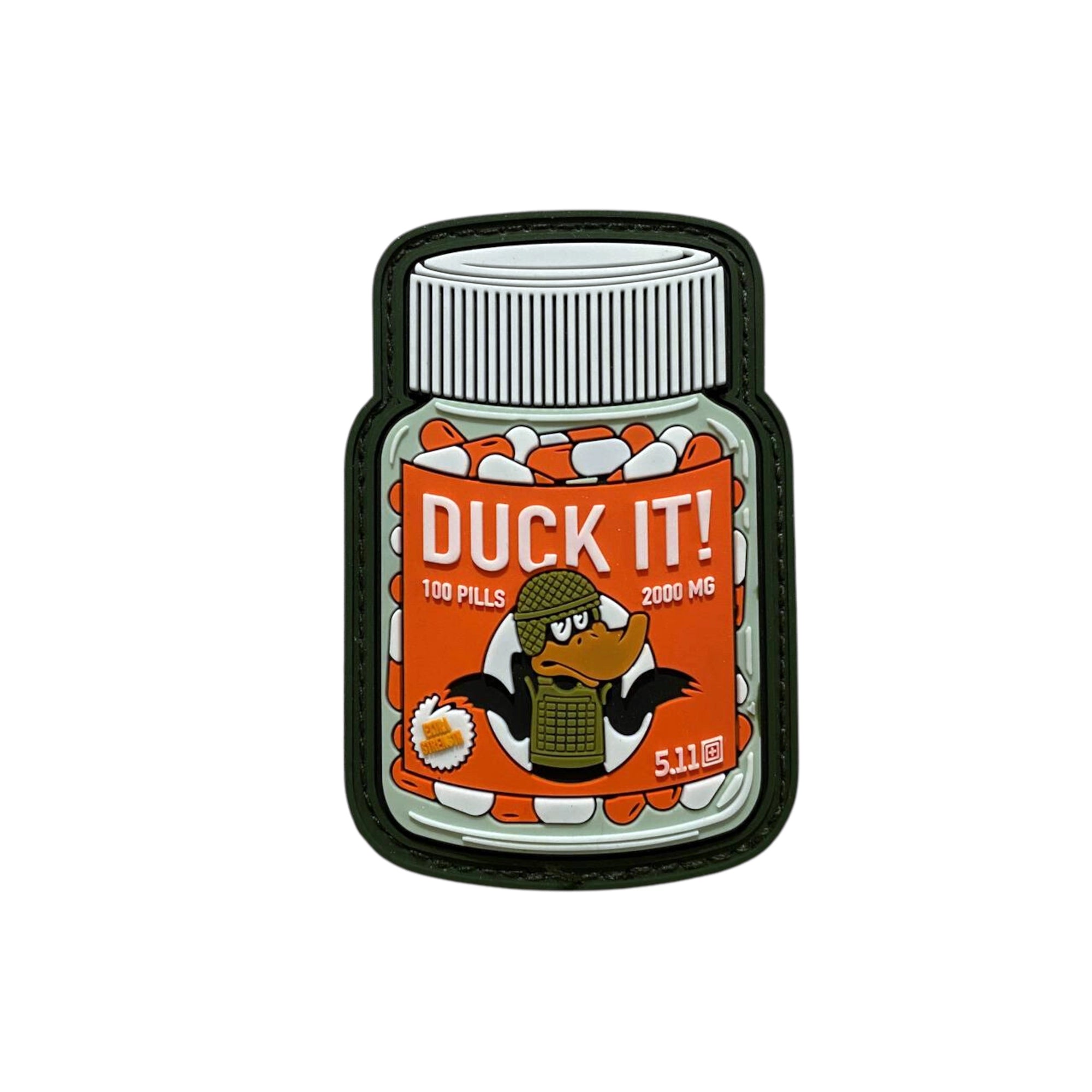 PATCH VELCRO 5.11 PVC- DUCK IT PILLS PATCH